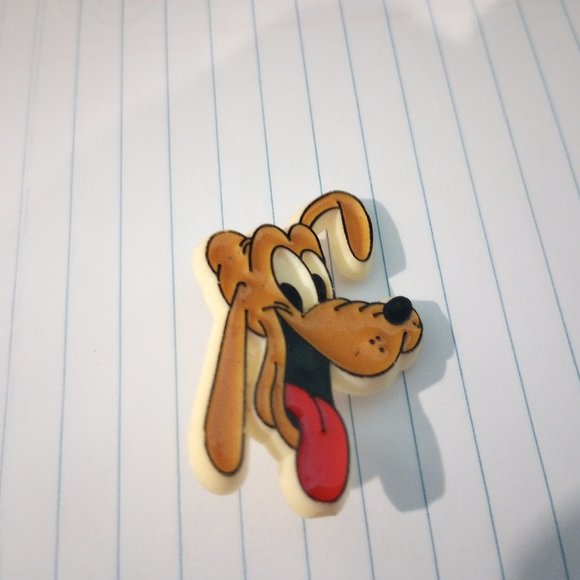 Disney | Jewelry | Pluto Disney Pin Brooch Plastic Enameled Vintage ...